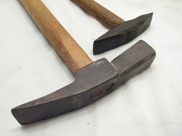 Small Hammer ZEONHEI 2 Pack 32oz Brick Hammer, Flat Head Rock Pick ...